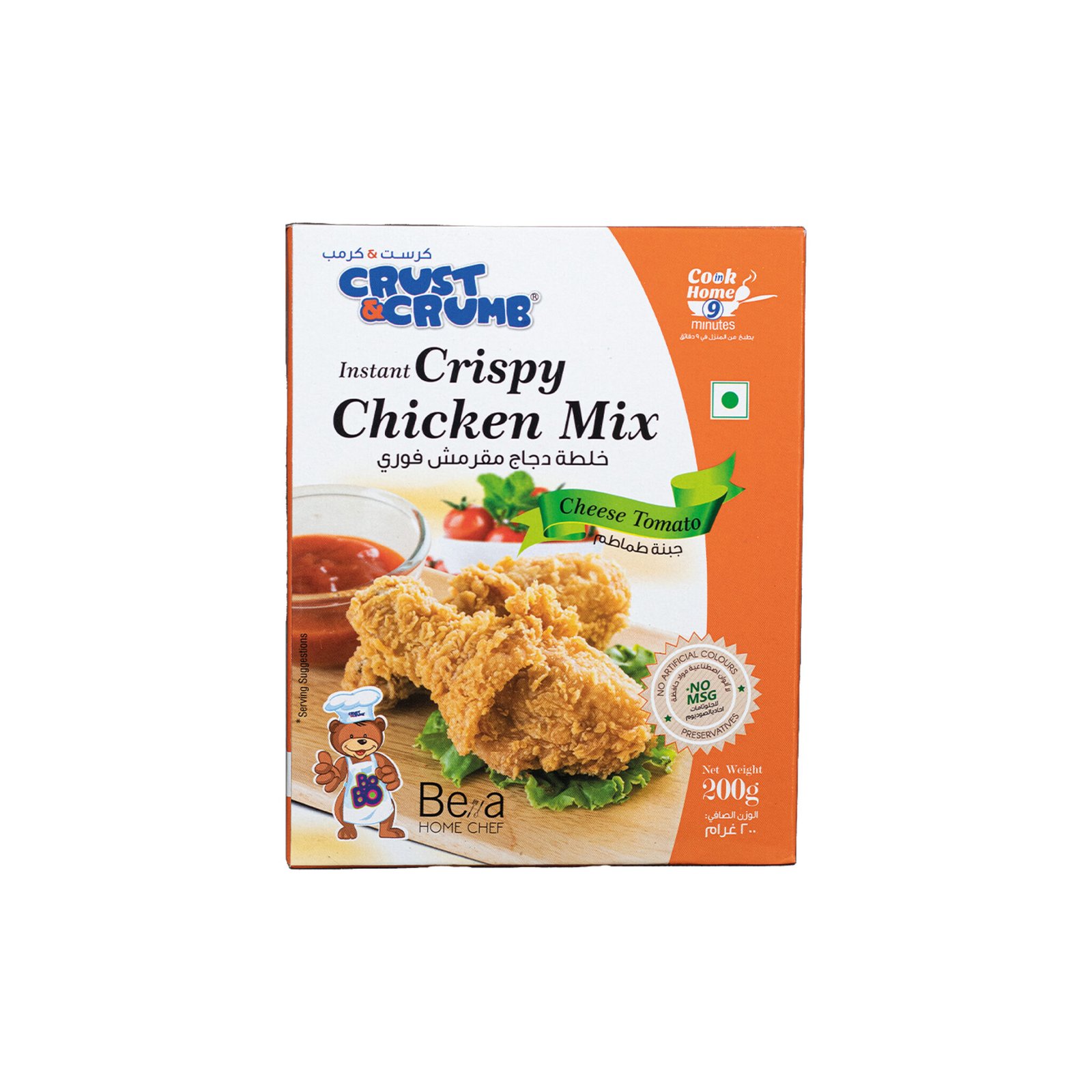 Crust & Crumb Crispy Chicken mix Cheese Tomato 200gm - Shree Devi ...
